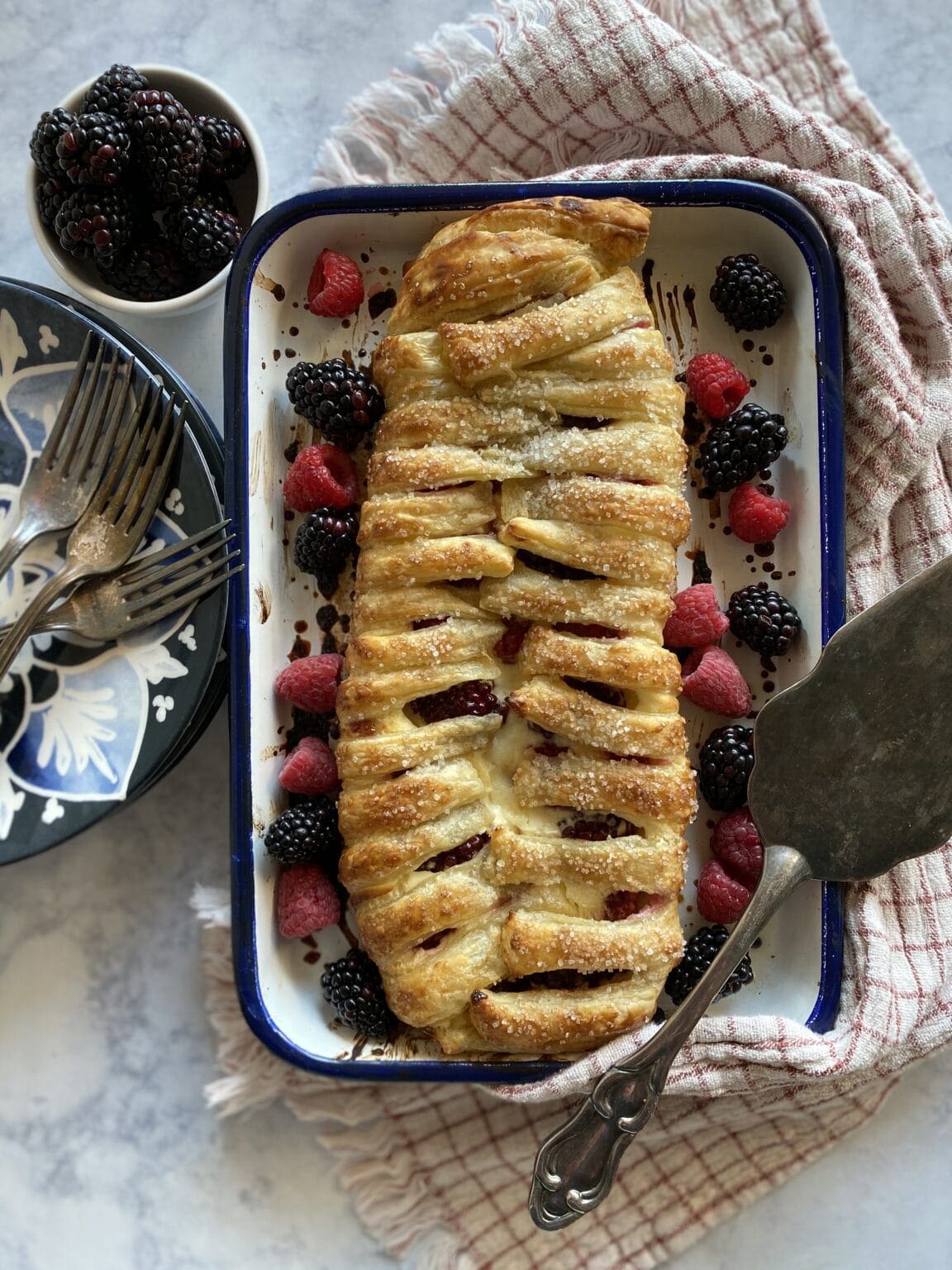 Berry Cream Cheese Danish - The Perks of Being Us